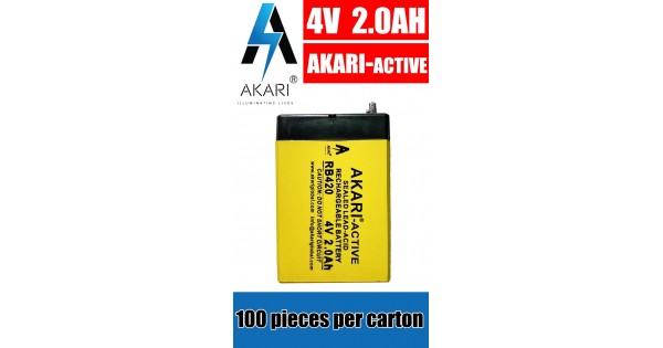 4V 2.0AH AKARI ACTIVE